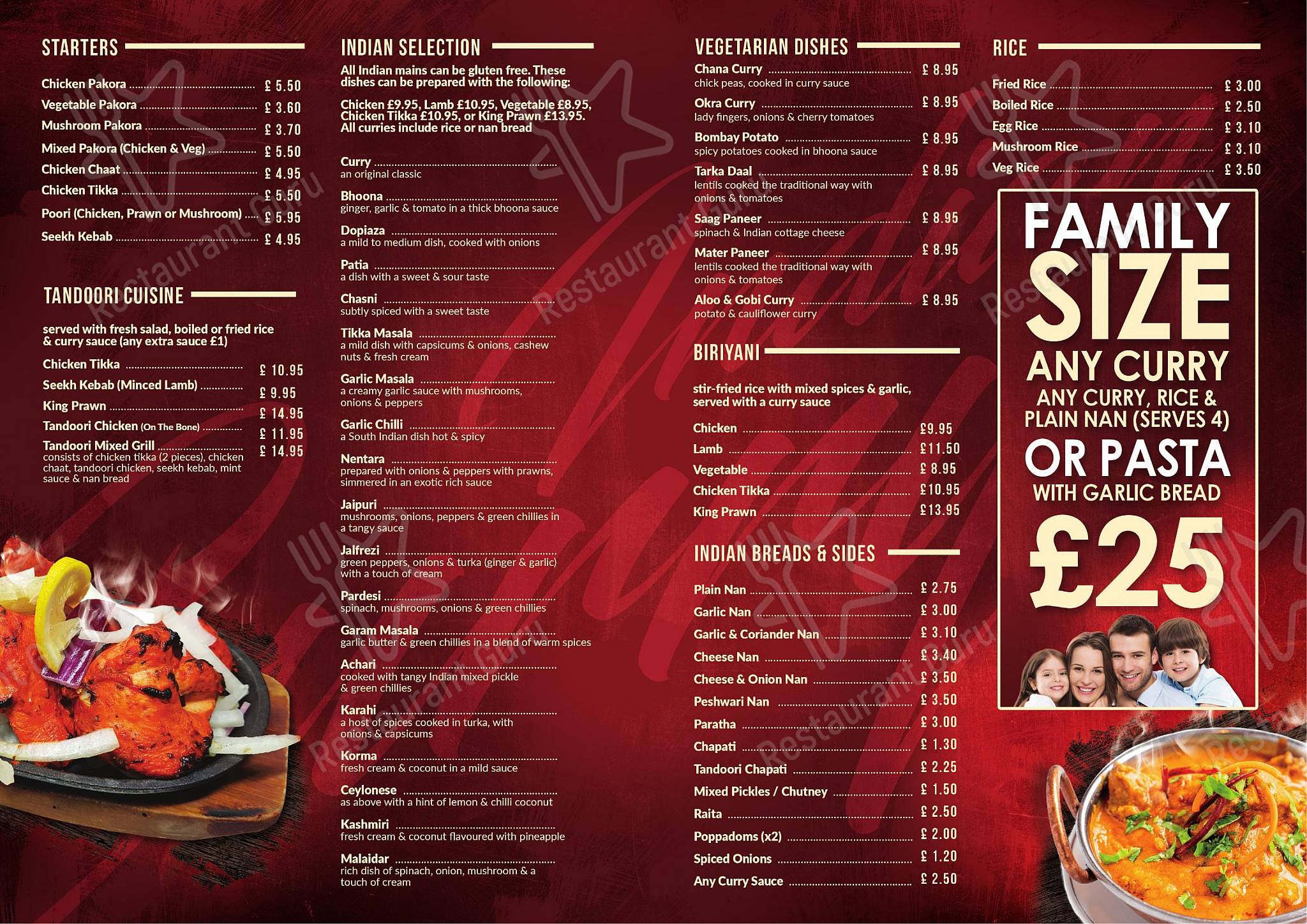 Menu at Hartys at the Fourways restaurant, Airdrie