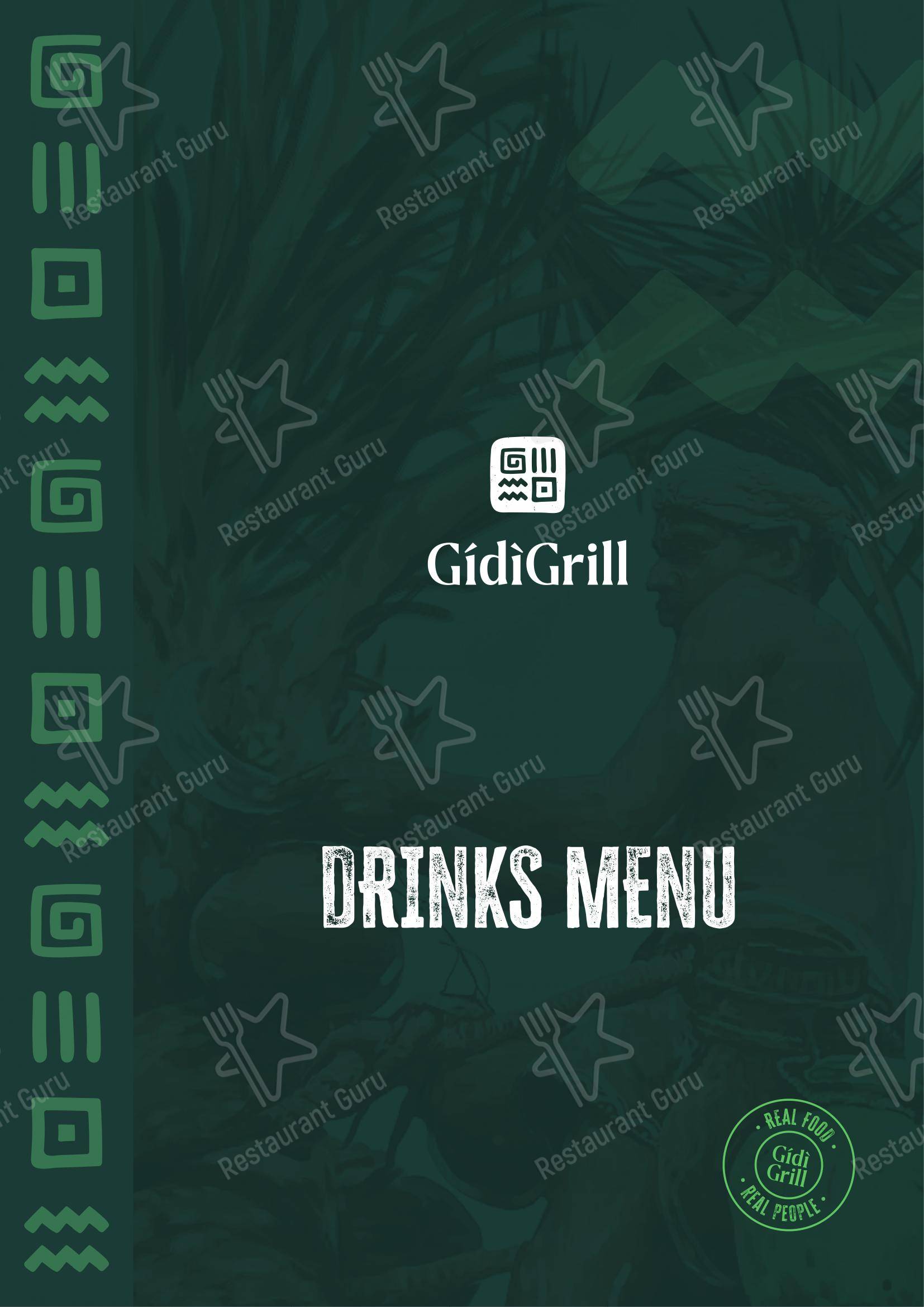 Menu at Gidi Grill, Dundee BBQ, Dundee