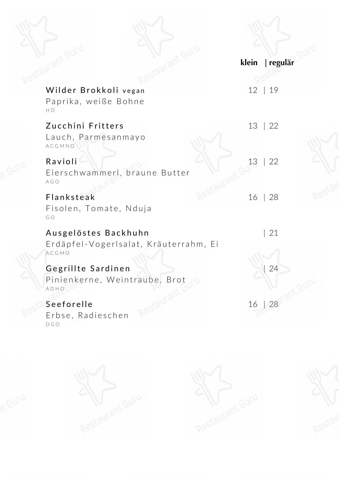 Speisekarte von Lucullus Restaurant & Catering, Wien, Neulinggasse 29