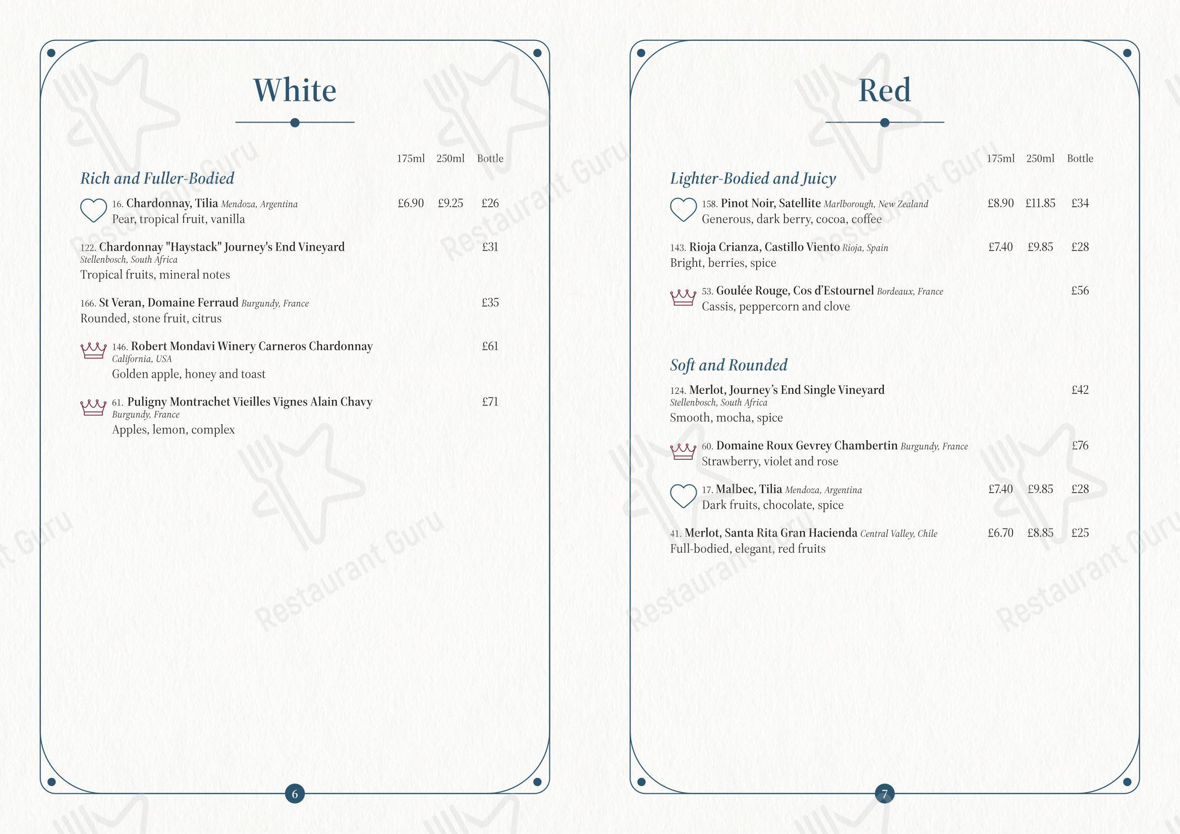 Menu at Red Lion, High Lane pub & bar, Stockport, 112 Buxton Rd