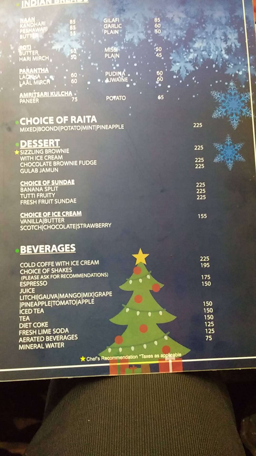 Menu at Aasma Revolving Restaurant, Rampur Seori, Inox Nh 22 Mall