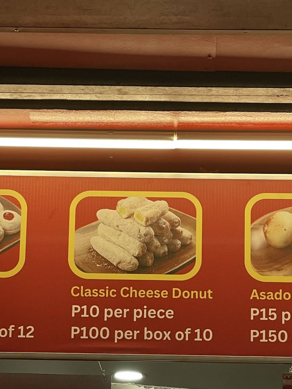 Menu at Ador's Bakeshop Marikina Public Market, Marikina