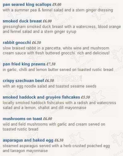 Menu at Albert’s Didsbury Restaurant & Bar, Manchester