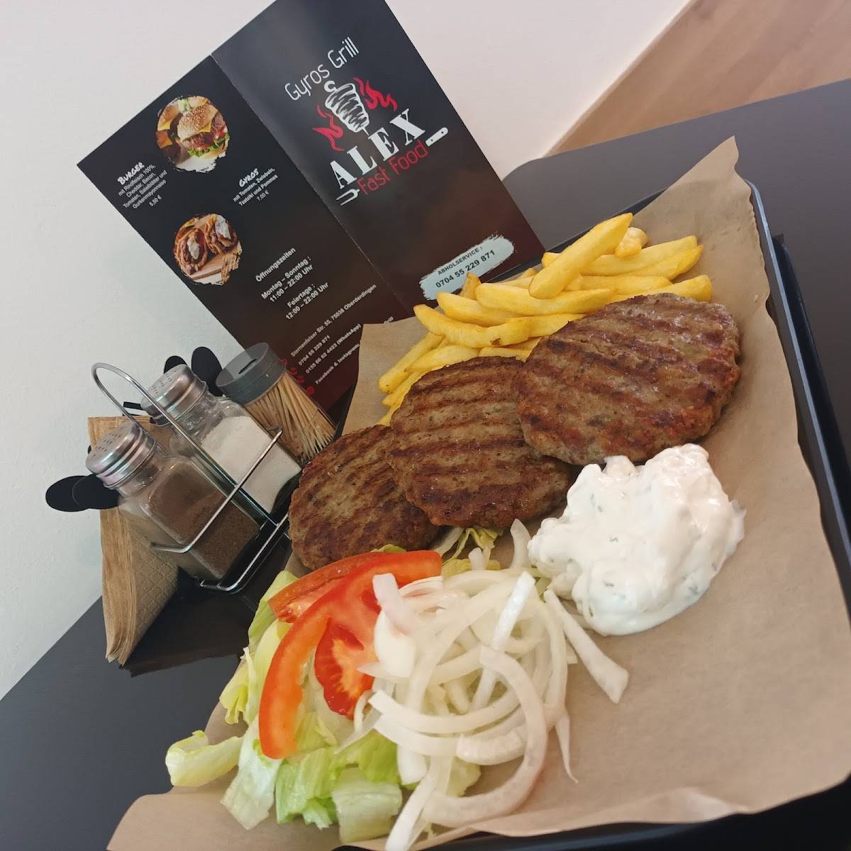 Speisekarte von Alex gyros grill restaurant, Oberderdingen