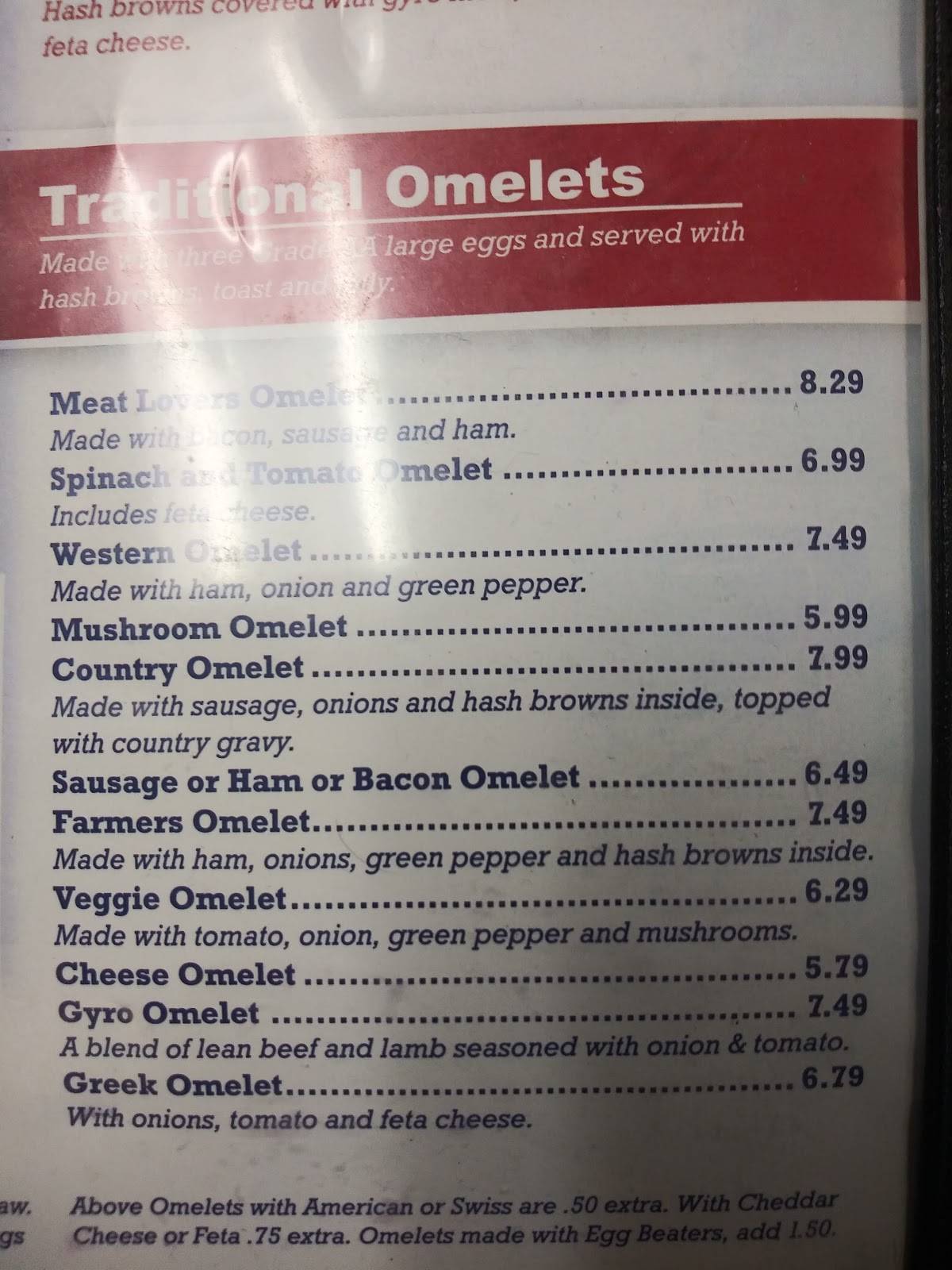 Menu at American Table Family Restaurant, Lambertville