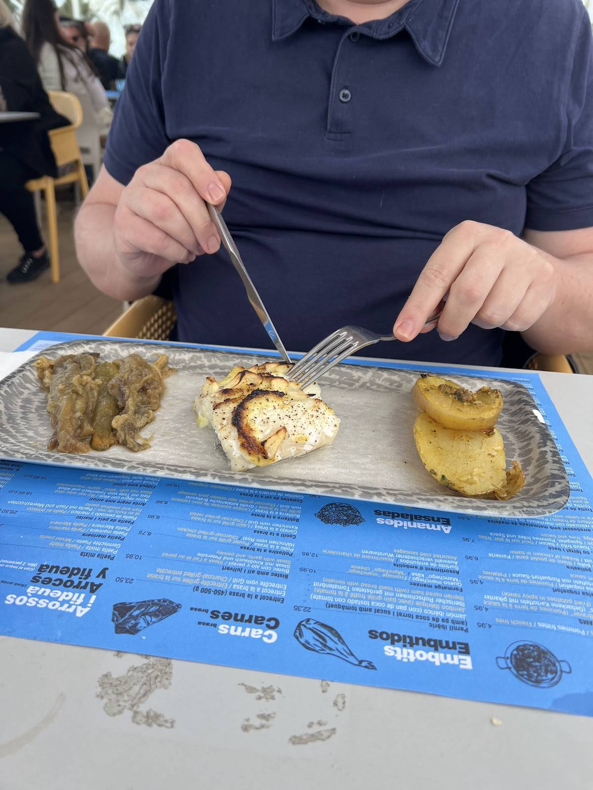 Carta de Ams Restaurant, Ampuriabrava
