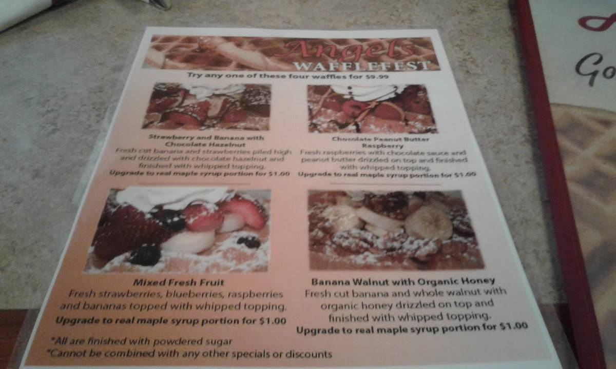 Menu at Angel's Diner - Family Restaurant London, London