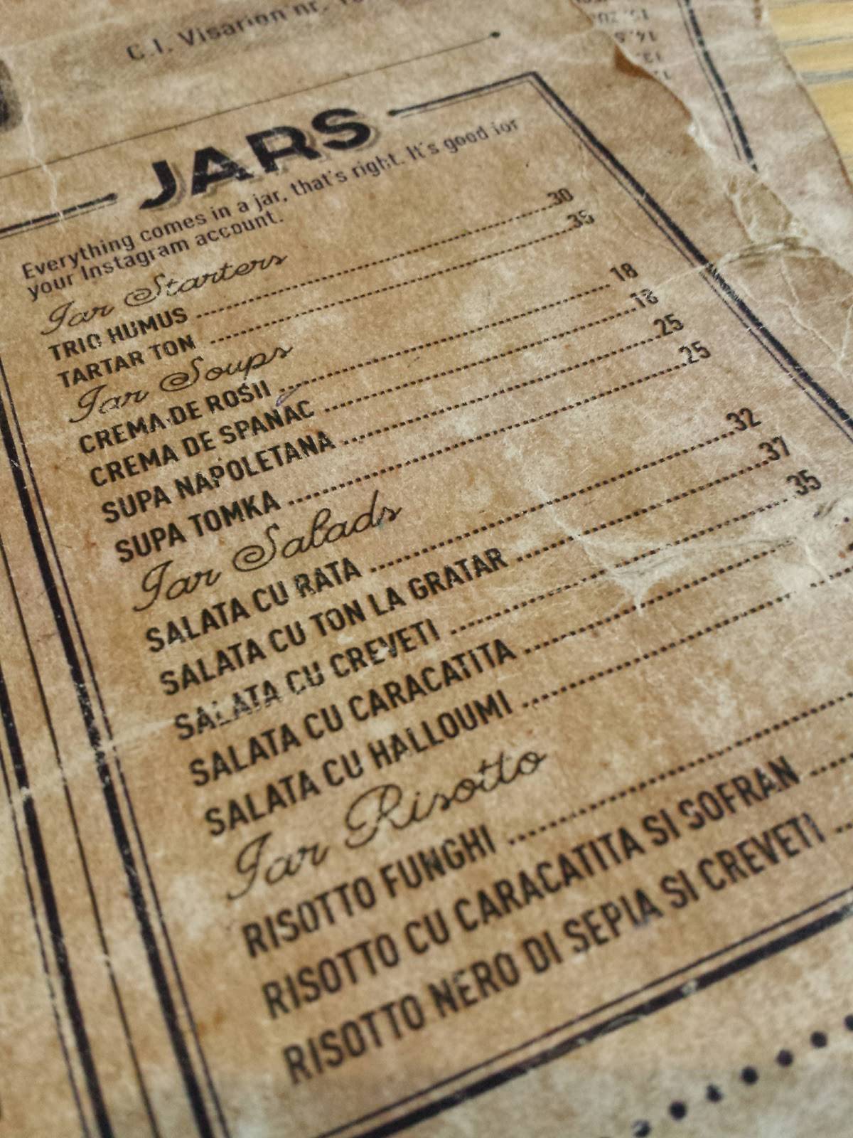 Menu at Animaletto Pizza Bar, Bucharest