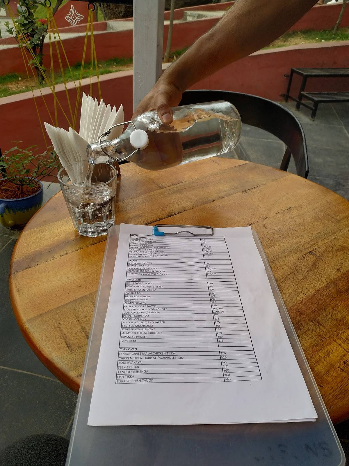 Menu at Ants Cafe, Hyderabad