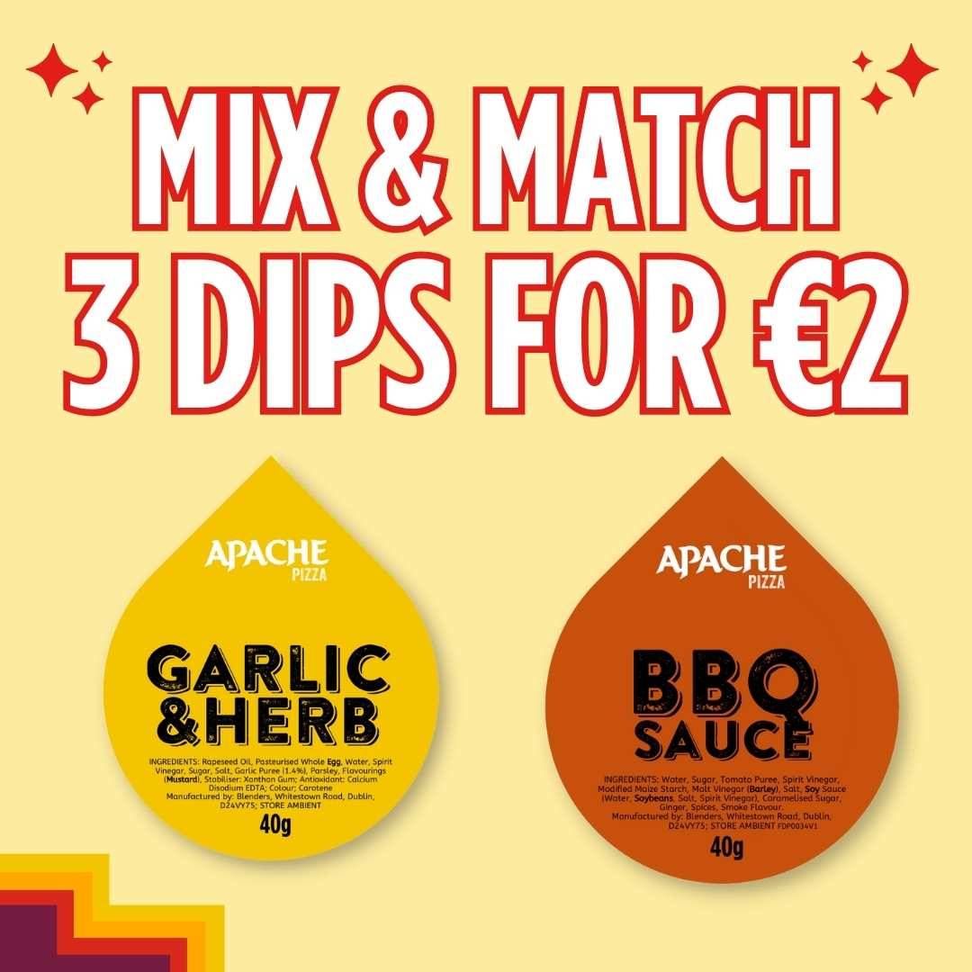 Menu at Apache Pizza Castletroy pizzeria, Limerick, Dromroe Student Village