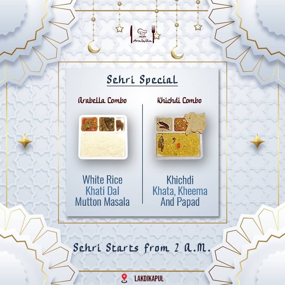 Menu at Arabella House Of Arabic & Lebanese Cuisine, Hyderabad