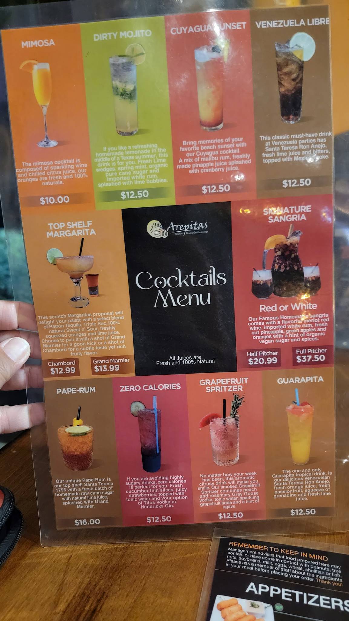 Menu at Arepitas (Harker Heights) restaurant, Harker Heights, 440 E ...