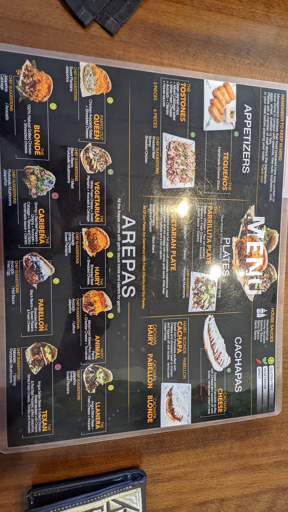 Menu at Arepitas (Harker Heights) restaurant, Harker Heights, 440 E ...