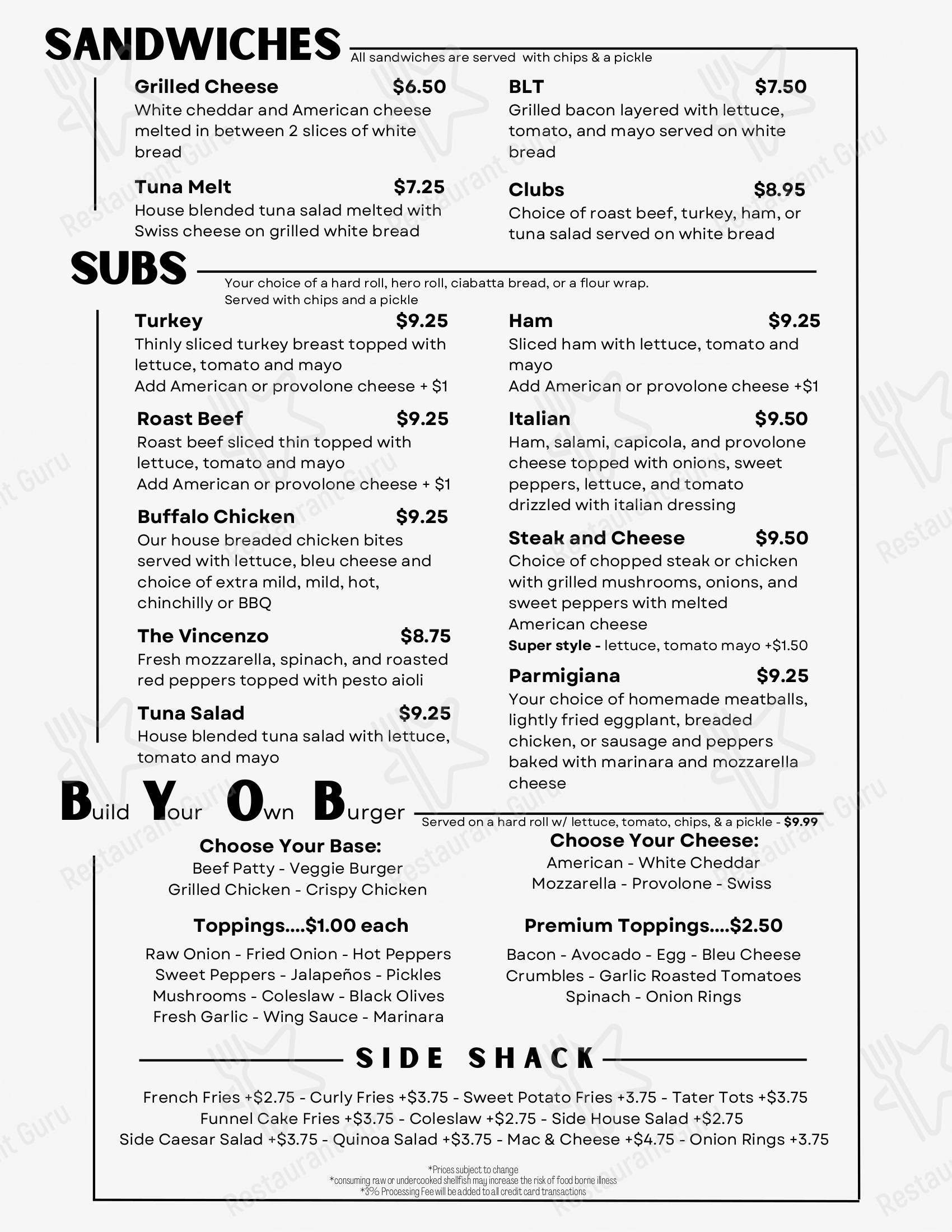 Menu at Armetta's Restaurant & Pizza, Clarks Summit