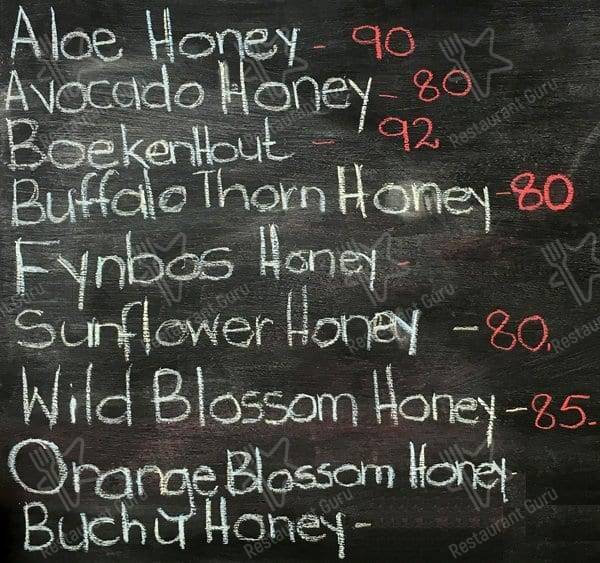 Menu at Asara Wine Estate & Hotel restaurant, Stellenbosch, Polkadraai Rd
