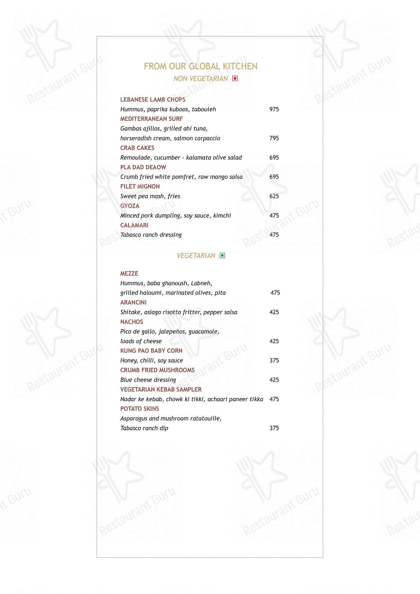 Menu at Asia Alive - Global Dining, Bengaluru, Iblur Gate