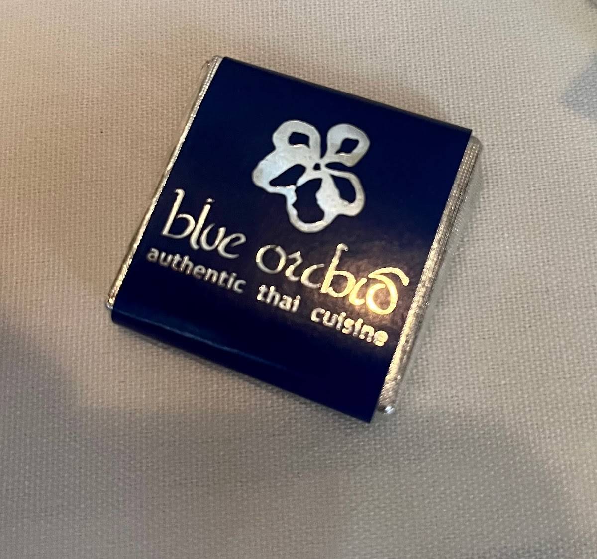 Menu at Blue Orchid Restaurant, Woburn Sands, The Square