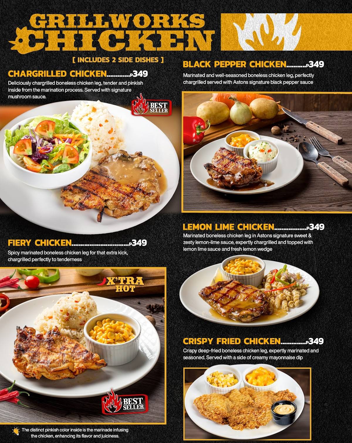 Menu at Astons Philippines - TriNoma restaurant, Quezon City