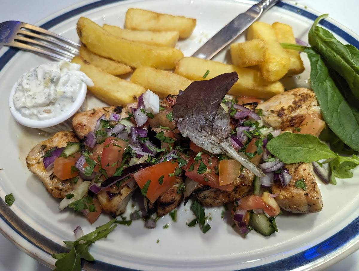 Menu at Athens restaurant, Eastbourne