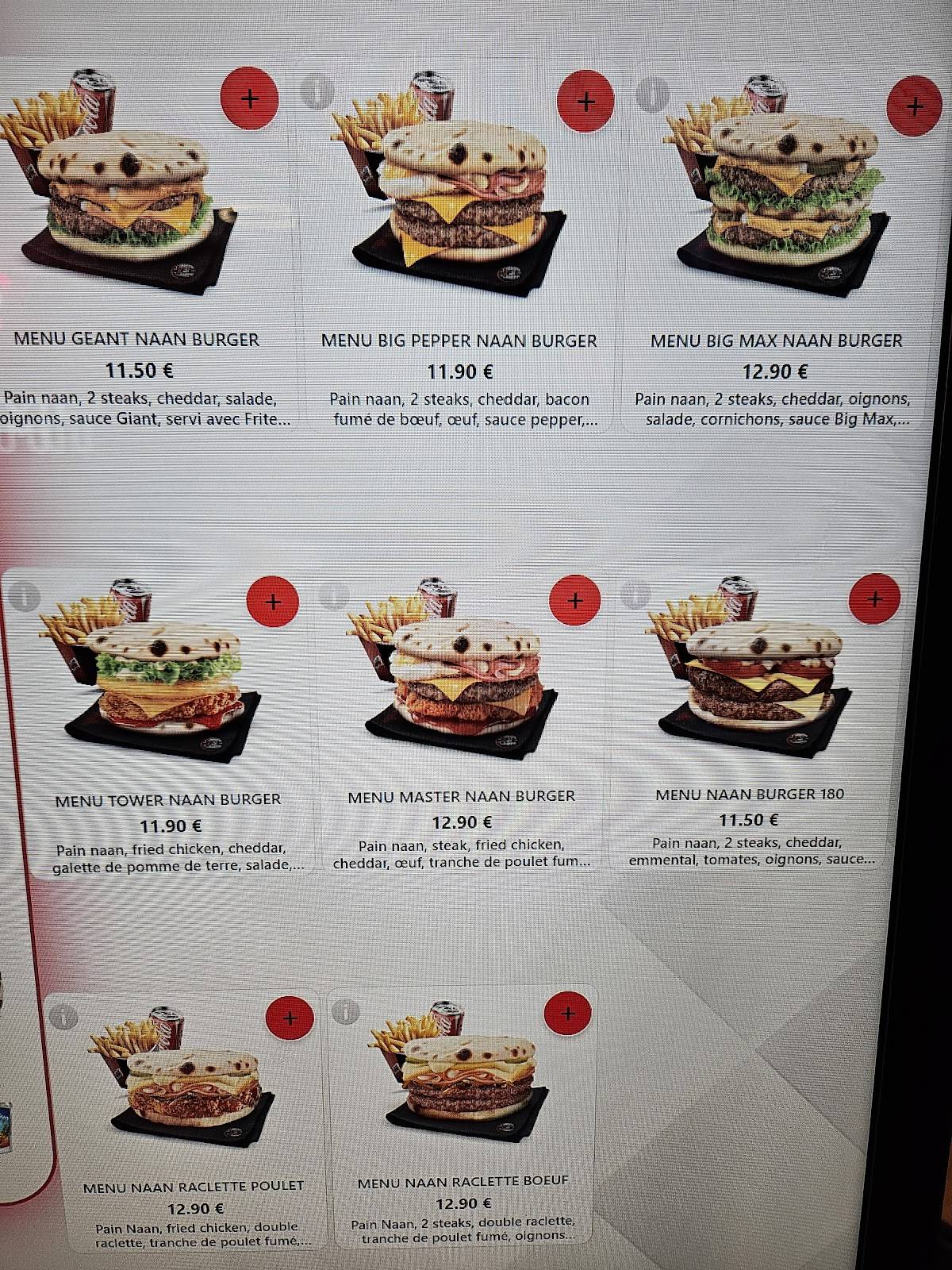 Carta del restaurante Times Square Athis Mons, Athis-Mons