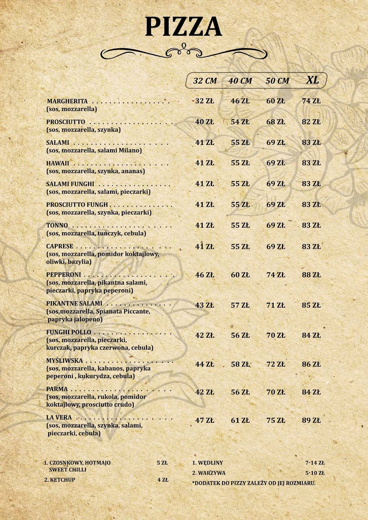 Menu at Azalija Restauracja restaurant, Zgorzelec