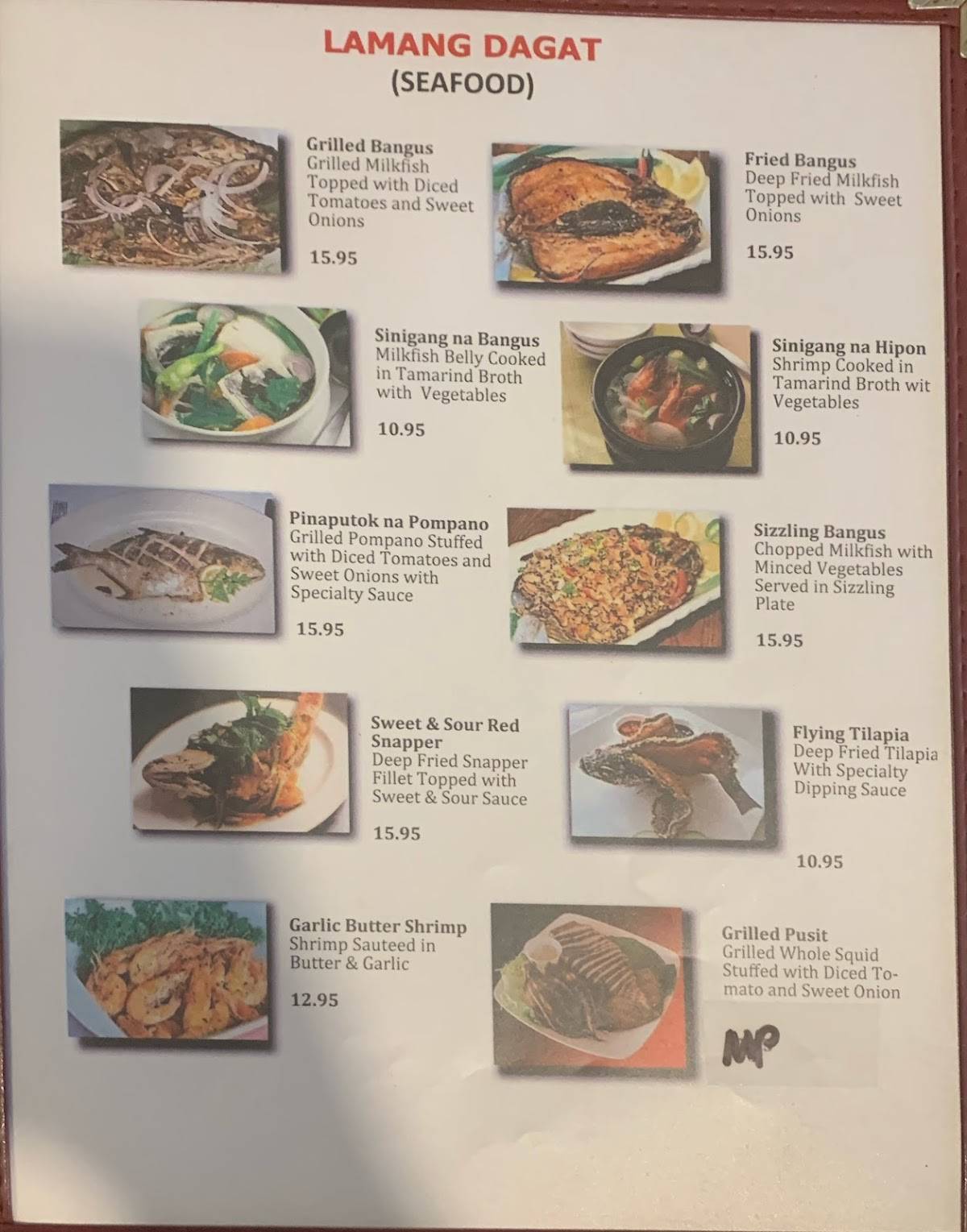 Menu at Manila Grill & BBQ, Pembroke Pines