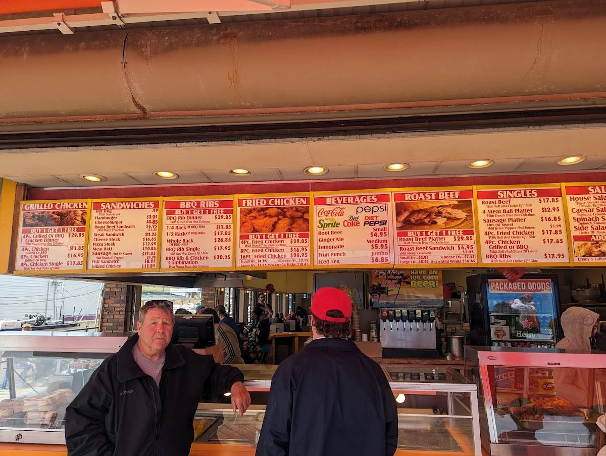 Menu at Snow White BBQ, Wildwood