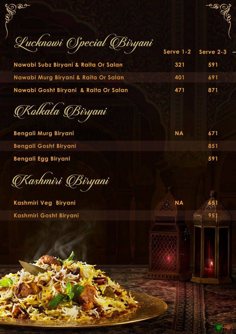 Menu at BIRYANI BY MASAALCHIS, Jaipur, F 143