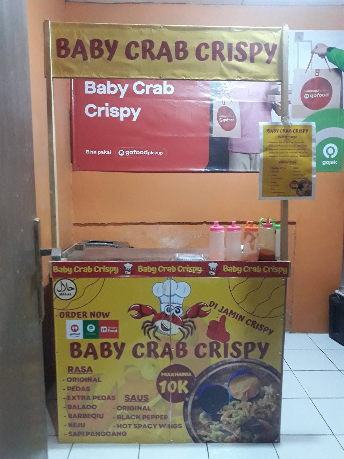Menu at Baby Crab Crispy Loji restaurant, Bogor