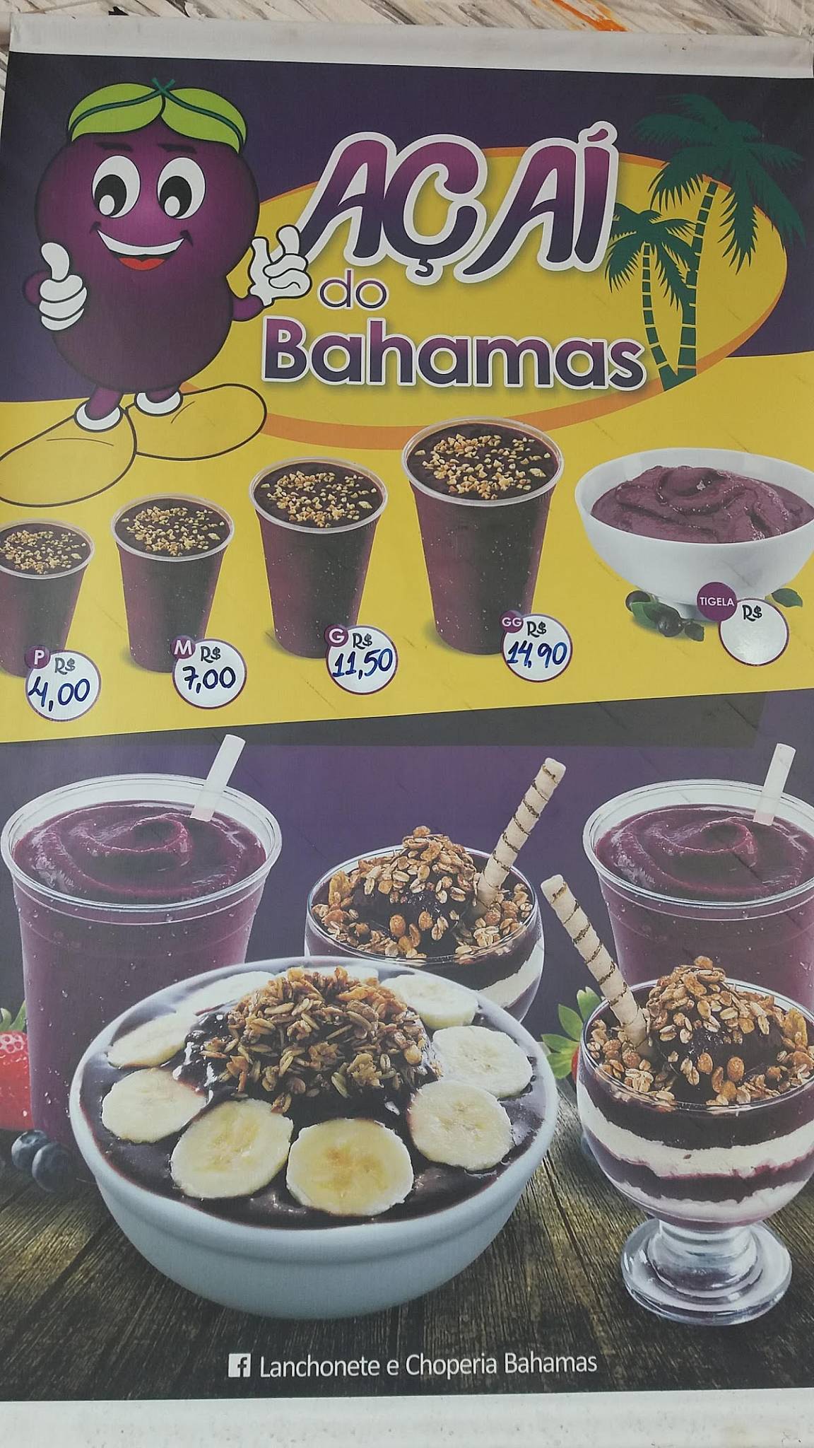 Menu at Bahamas Lanchonete e Choperia pub & bar, Londrina