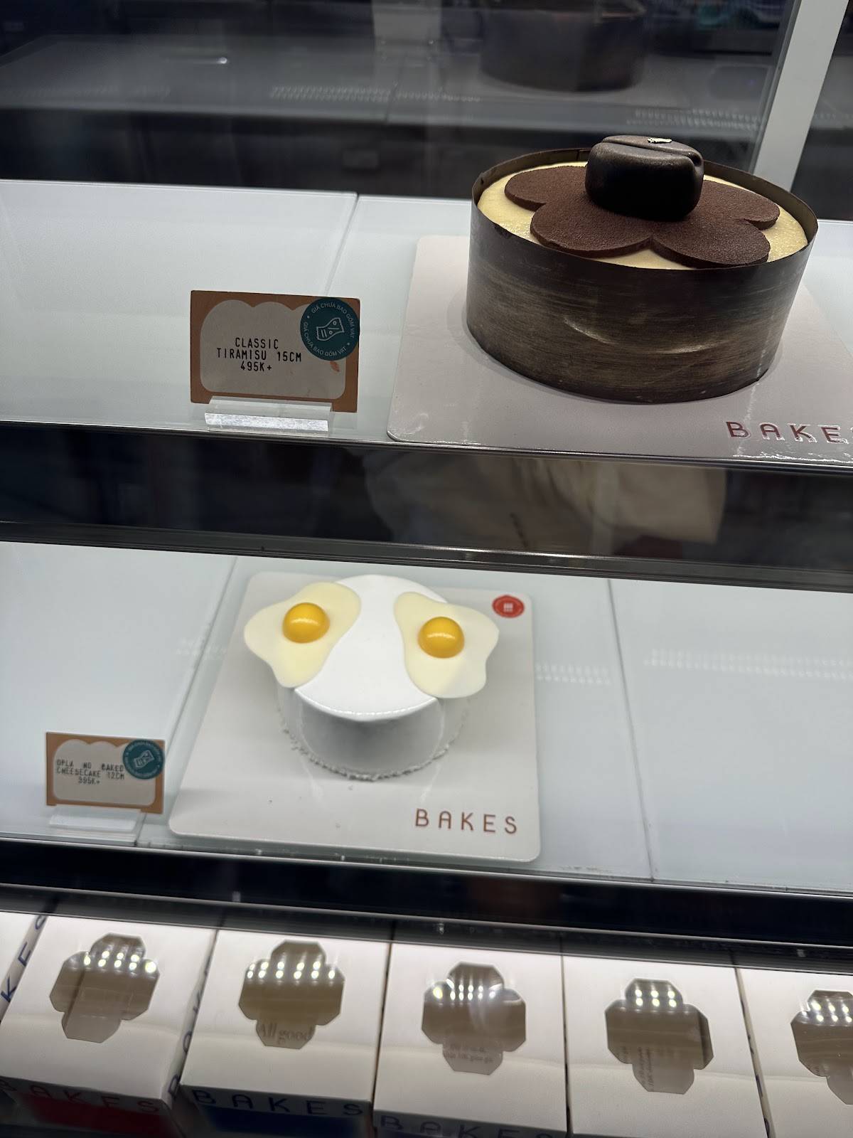 Carta de Bakes Vincom Mega Mall Grand Park, Ciudad Ho Chi Minh (Saigón)