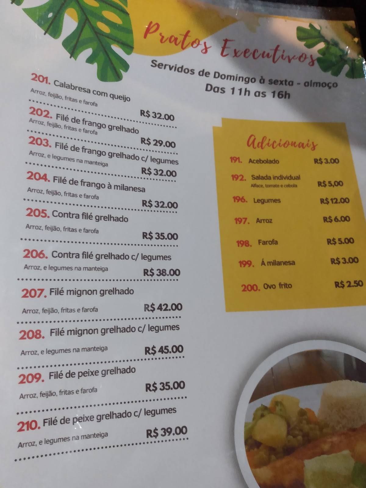 Menu em Beach Paradise Quiosque 11 restaurante, Praia Grande