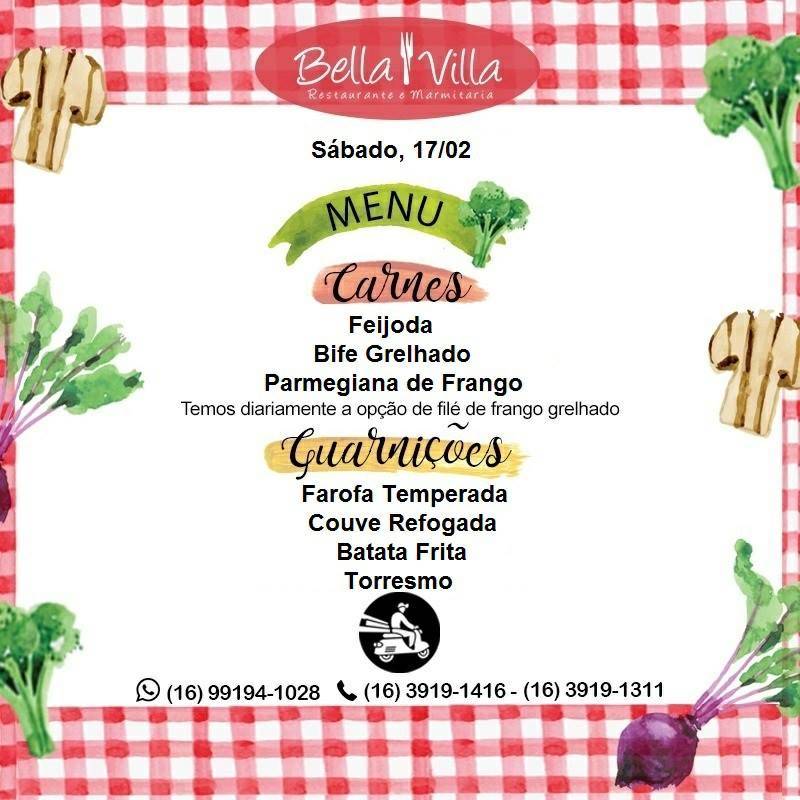 Menu em Bella Villa Restaurante - Marmitas e Marmitex, Ribeirão Preto