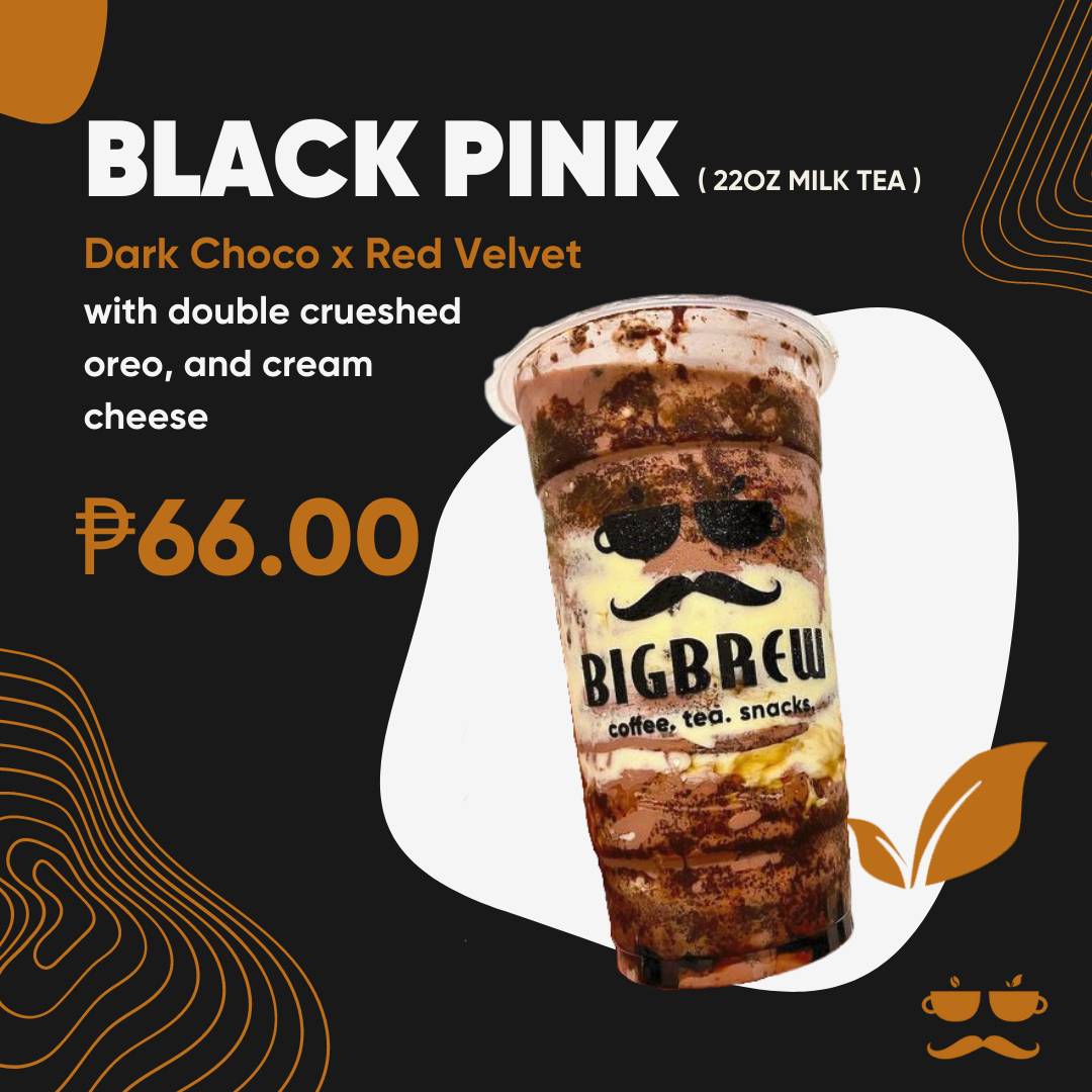 Menu at BigBrew Malaban, Biñan