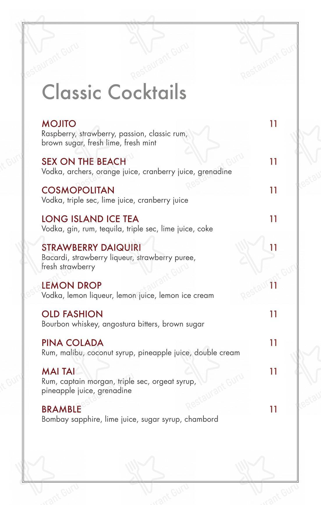 Menu at Bogaz Turkish Restaurant, Rayleigh
