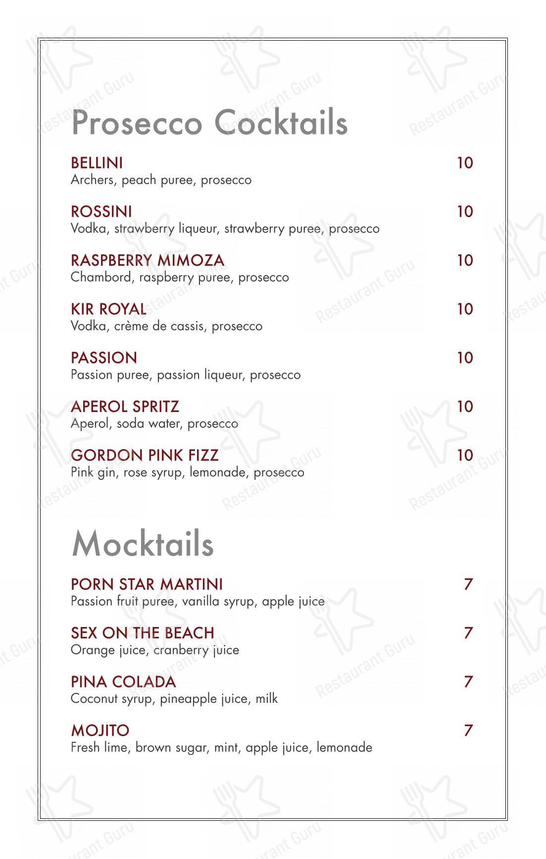 Menu at Bogaz Turkish Restaurant, Rayleigh