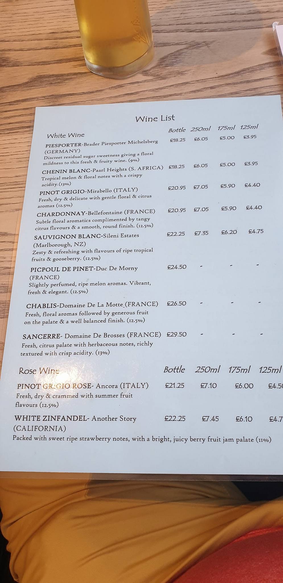 Menu at The Bear Cross pub & bar, Bournemouth, 2 Magna Rd
