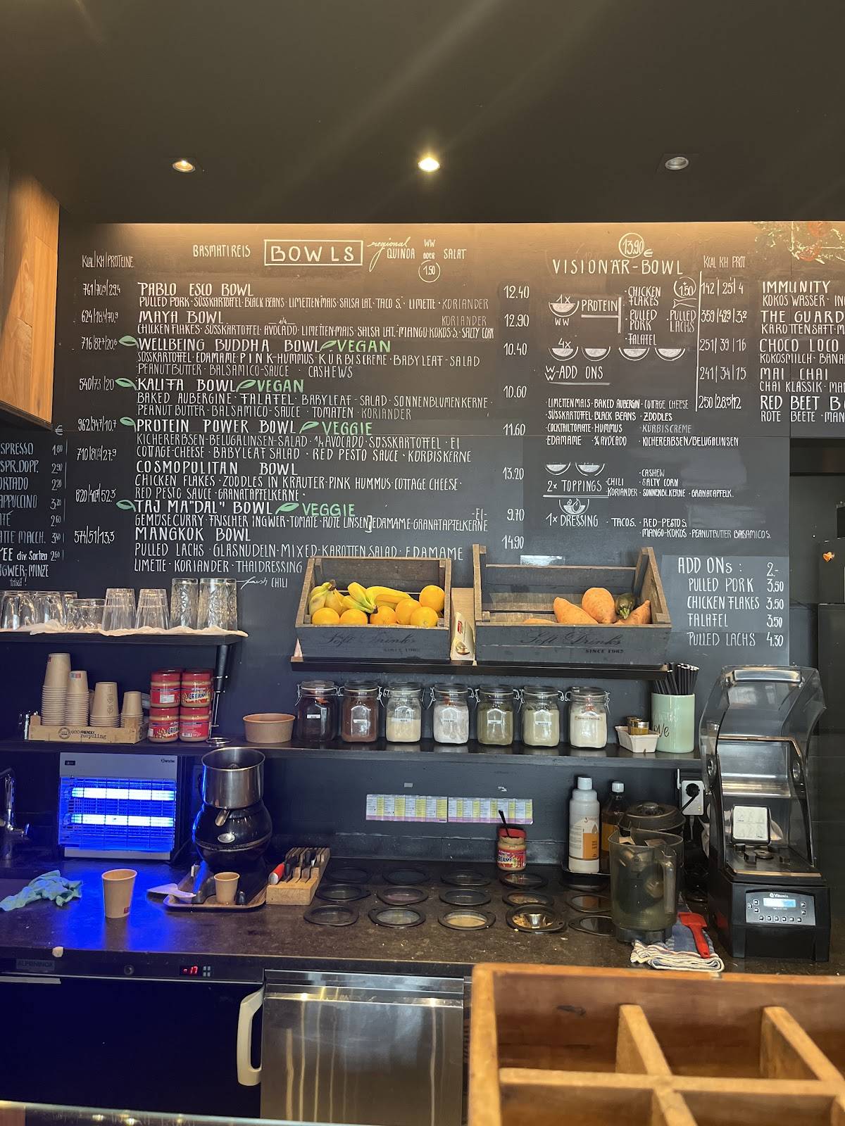 Speisekarte von Bowls & Blenders cafe, München, Augustenstraße 31
