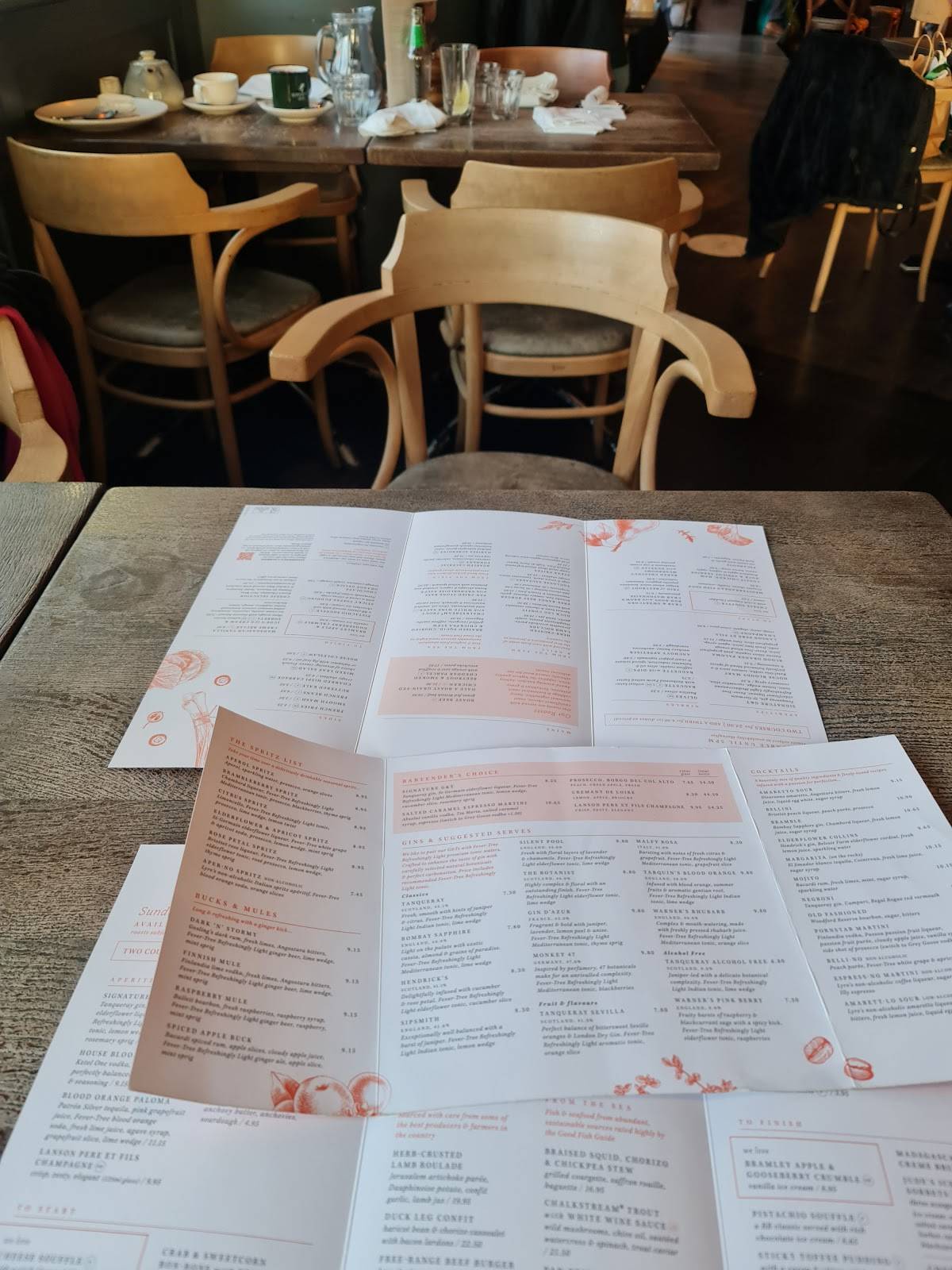 Menu at Brasserie Blanc Portsmouth restaurant, Portsmouth