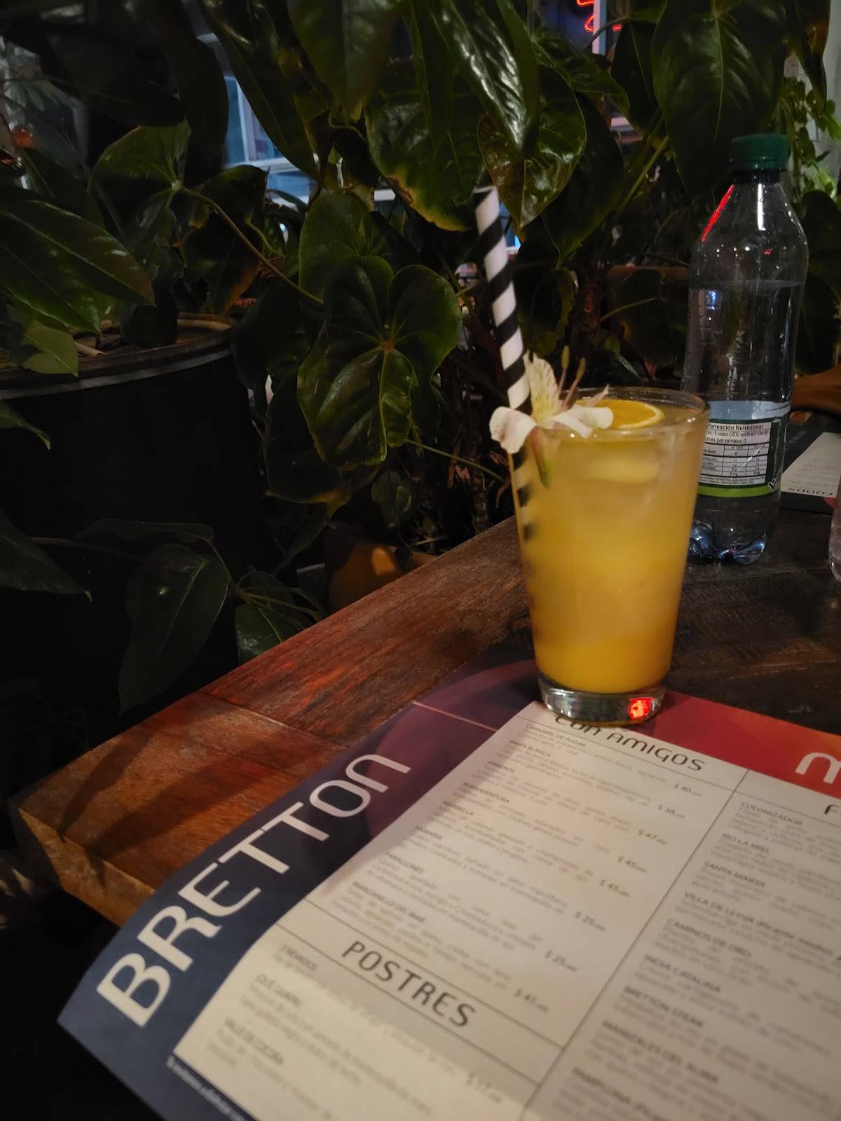 Carta del restaurante Bretton, Manizales