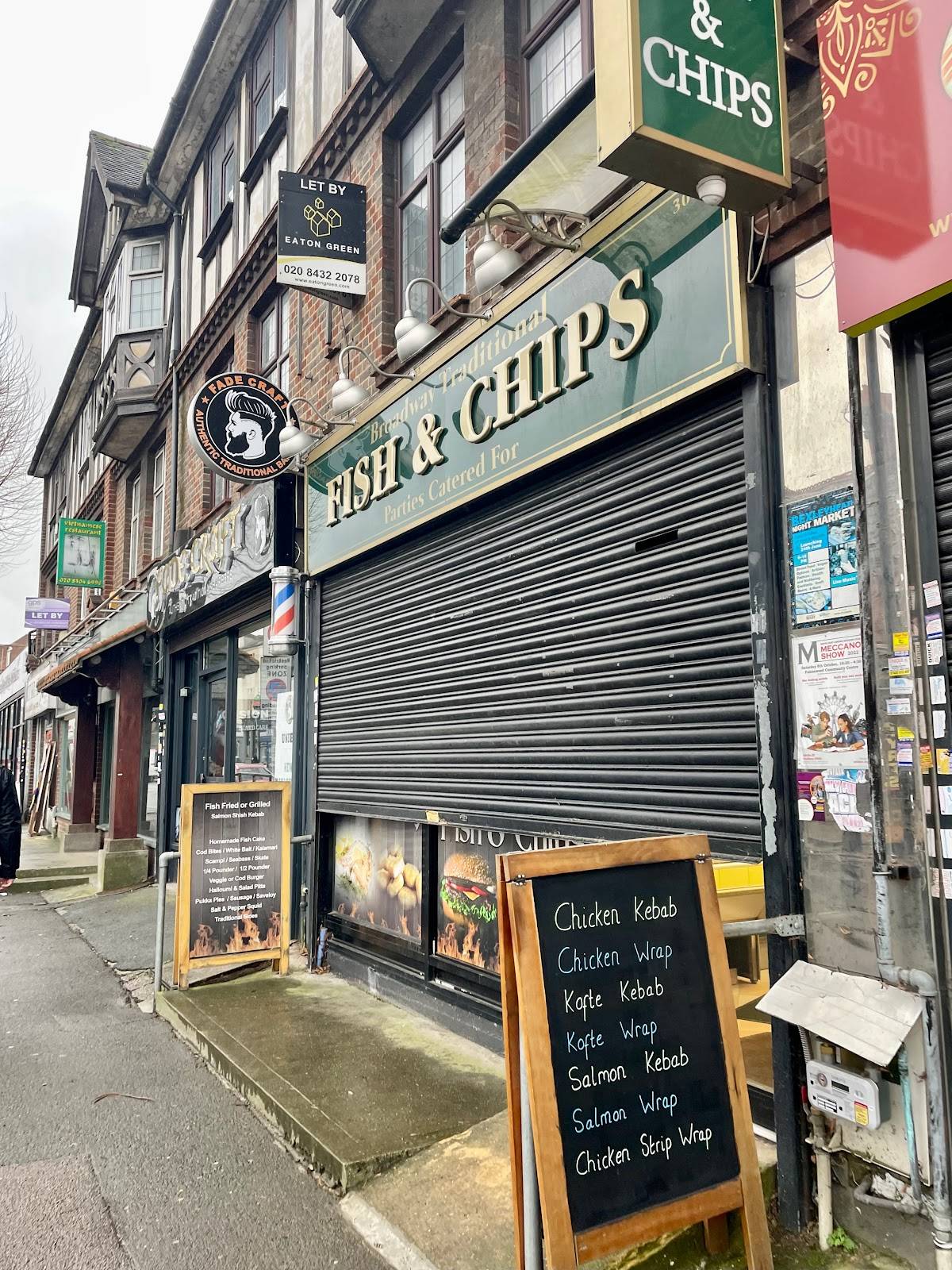 Menu at Broadway Traditional Fish & Chips restaurant, Bexleyheath, 307A ...