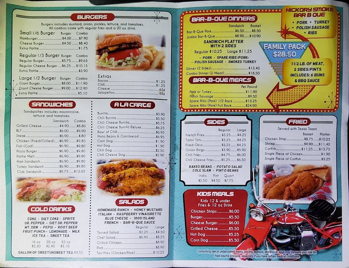 Menu at Bruce Terri Catering BBQ, Barling, Fort St