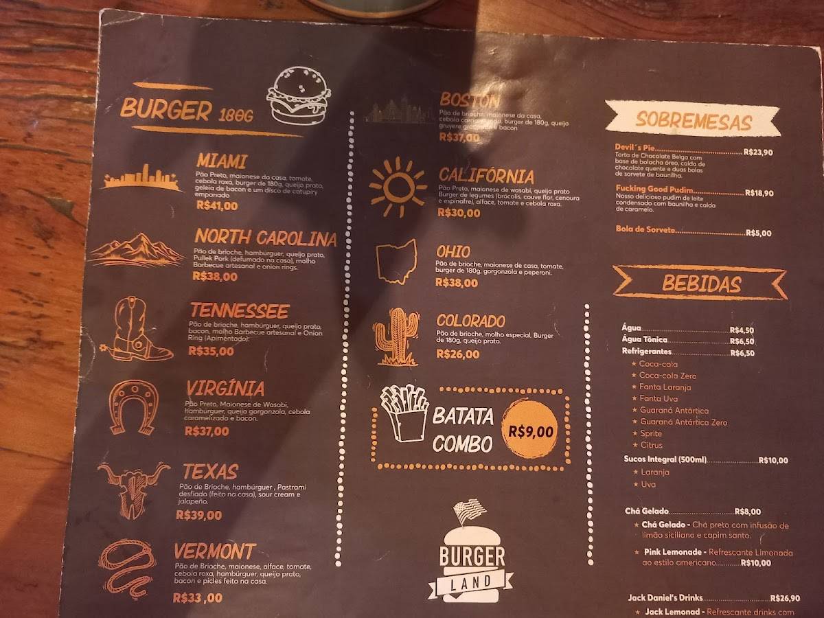 Menu at BURGER LAND, Bhind