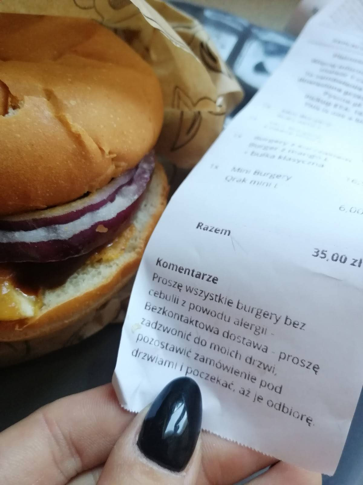 Menu at Burger OLO pub & bar, Szczecin