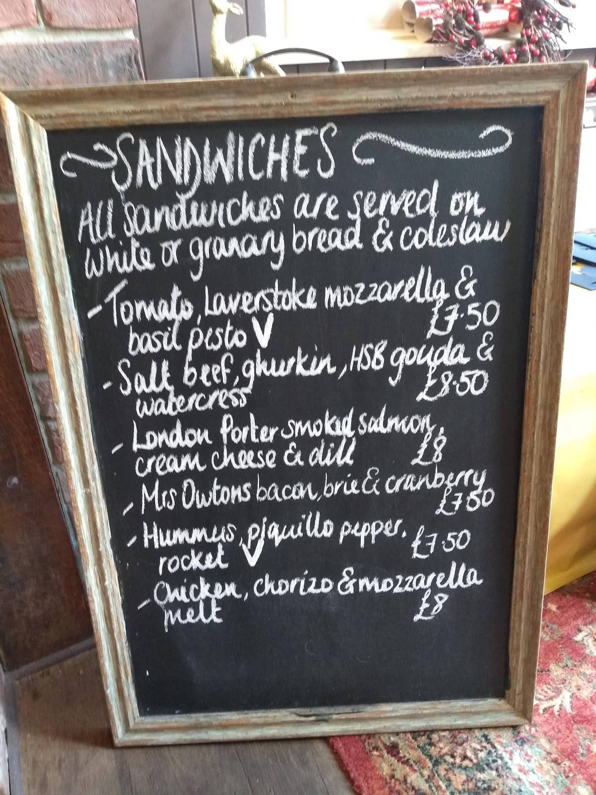 Menu at The White Buck, Burley pub & bar, Burley