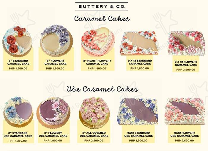 Menu at Buttery & Co Sm Megamall desserts, Mandaluyong