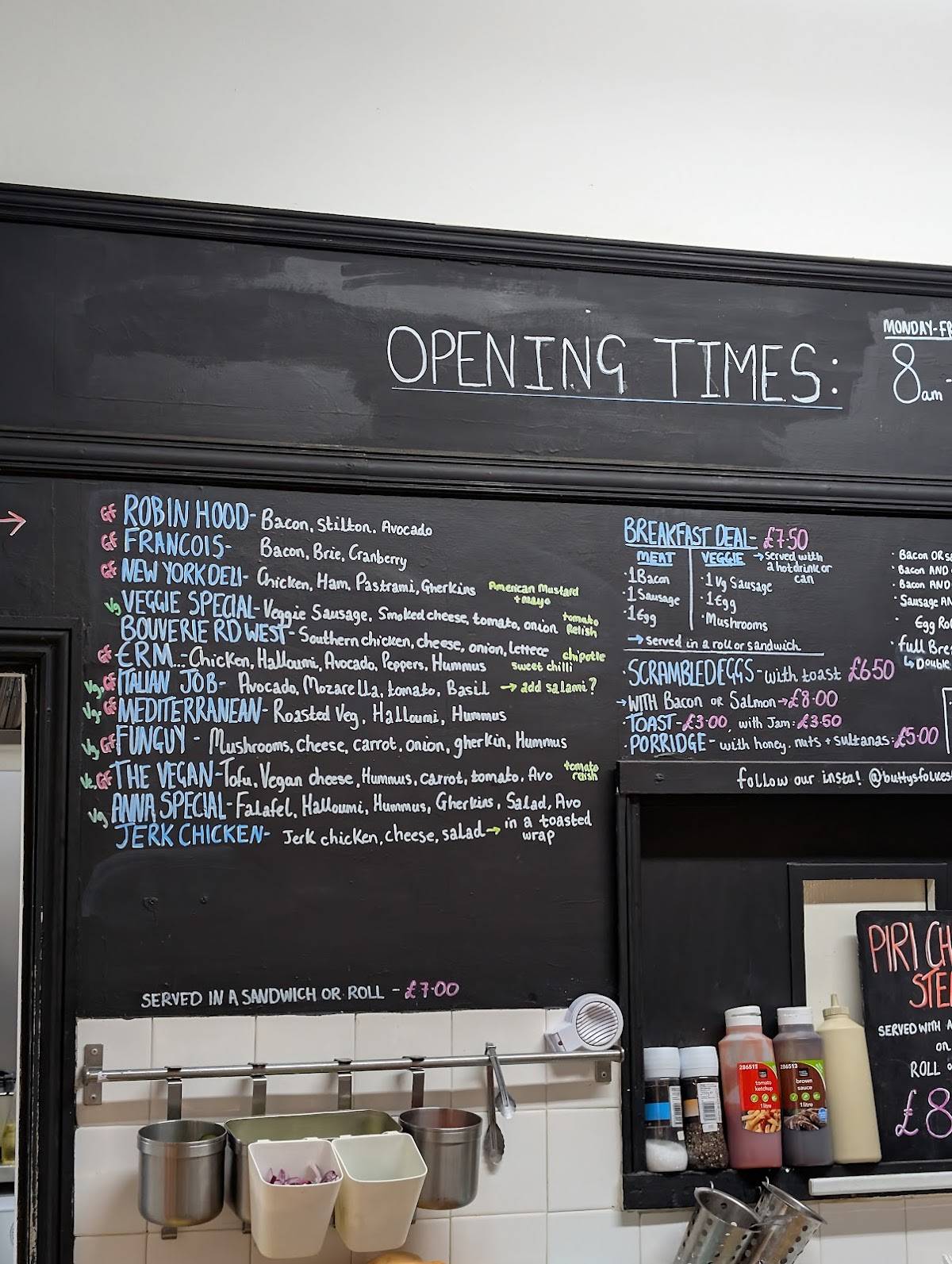 Menu at Buttys Folkestone desserts, Folkestone