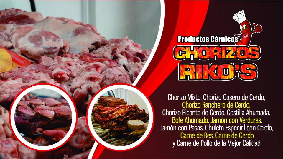 Carta de CHORIZOS RIKO'S - Chorizo Mixto - Chorizo Casero de Cerdo ...