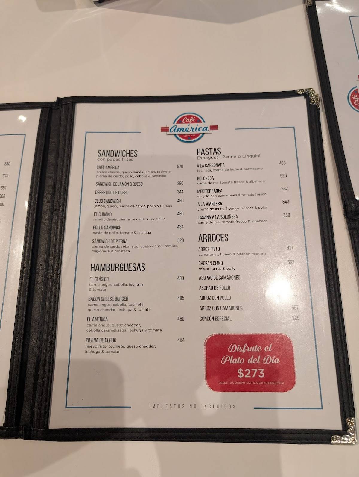 Carta de Café América, Santo Domingo, F3M7+W97