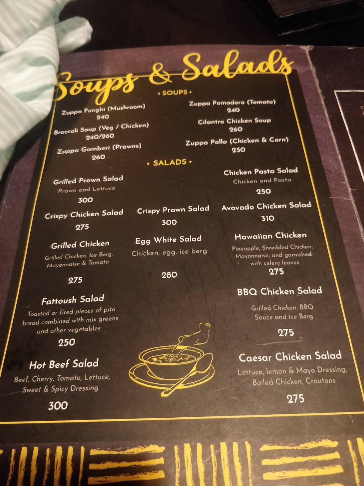 Menu at Cafe Arabica Cafe and Restaurant, Chennai, 4
